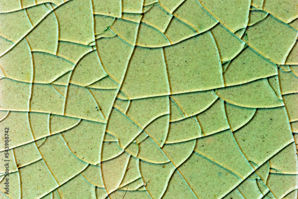 Close up to background and texture of stretch marks cracked on emerald ...