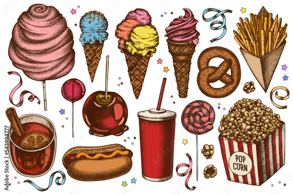 Carnival Food Clip Art