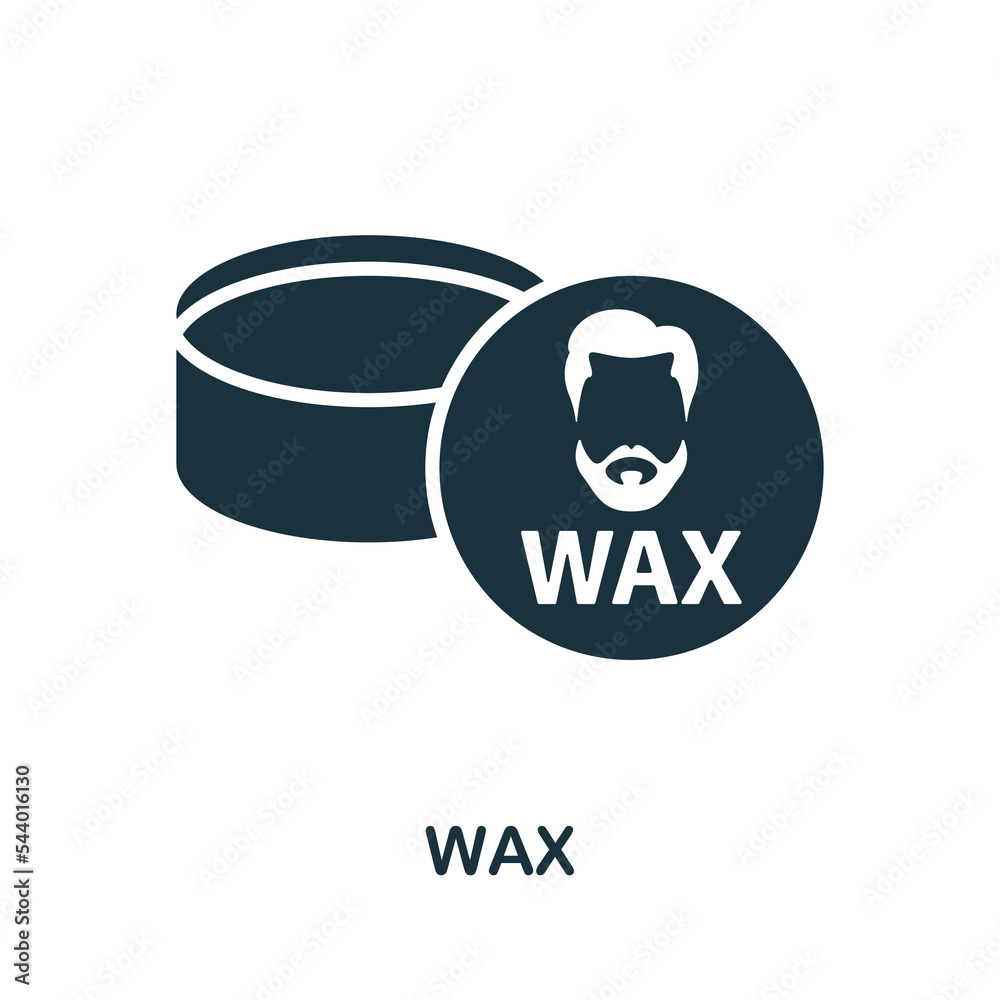 Wax icon. Monochrome simple Barber Shop icon for templates, web design ...