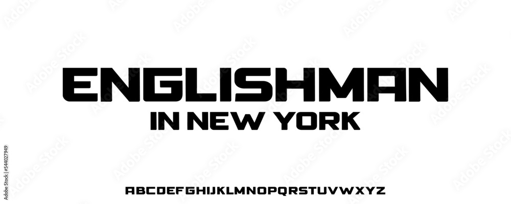 Modern Bold Heavy Font. Typography urban style alphabet fonts for ...