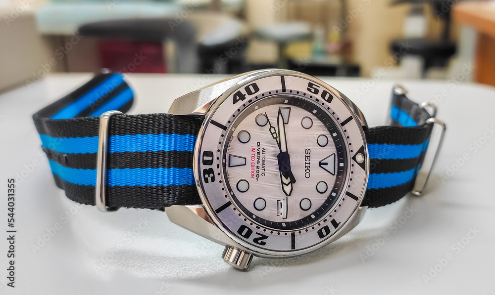 Seiko Prospex, known as Sumo model, with white dial limited edition ...