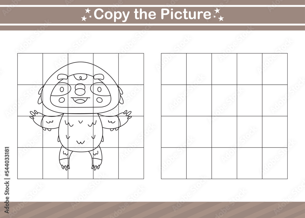 copy the picture Educational game for kindergarten and preschool ...