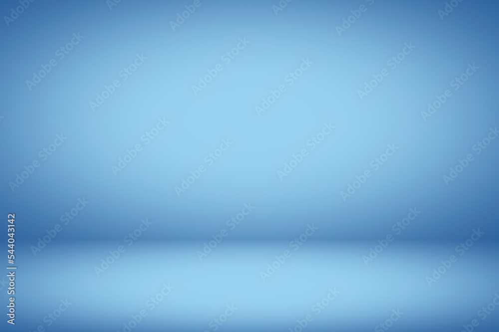 Tranquil Blue Luxury Gradient Background with Spotlight, Suitable for ...