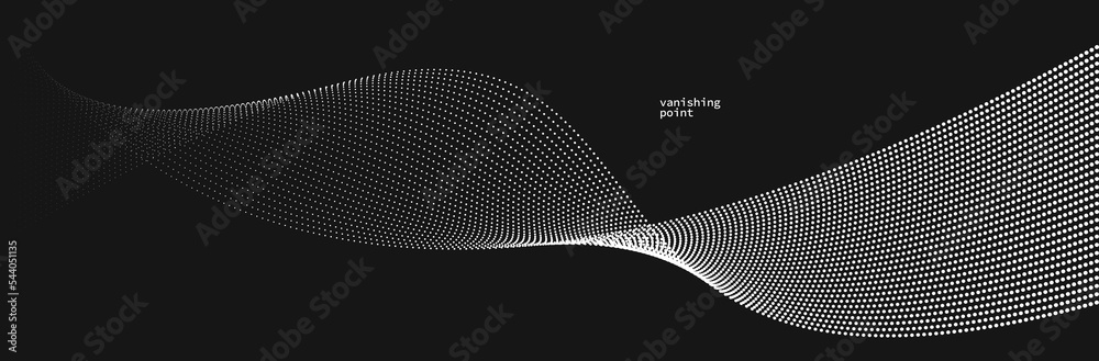 Smooth and relaxing shape vector abstract background with wave of ...