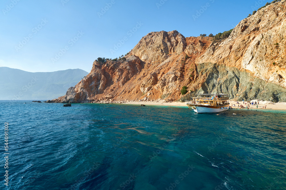 Suluada island and the beach in Turkey known as the turkish Maldives ...