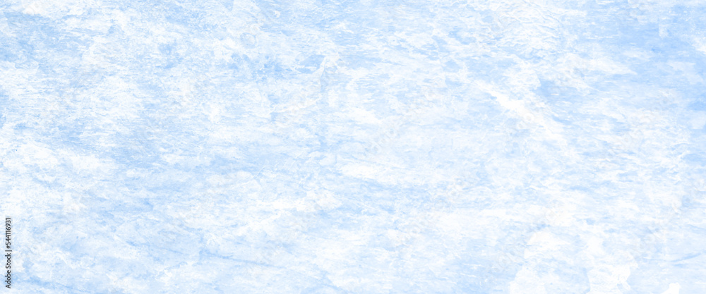 White and blue color frozen ice surface design abstract background ...