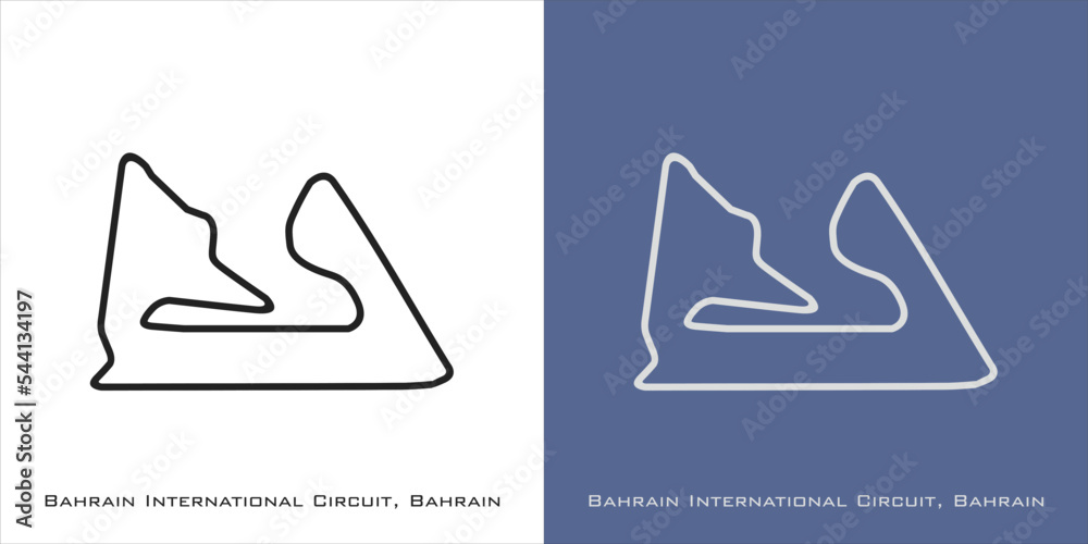 Sakhir Bahrain International Circuit for grand prix race tracks with ...