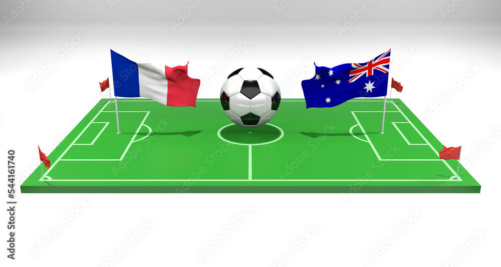 France vs Australia soccer Match FIFA World Cup Qatar 2022, soccer ...