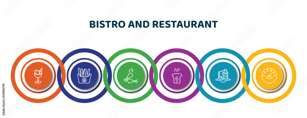 editable thin line icons with infographic template. infographic for ...