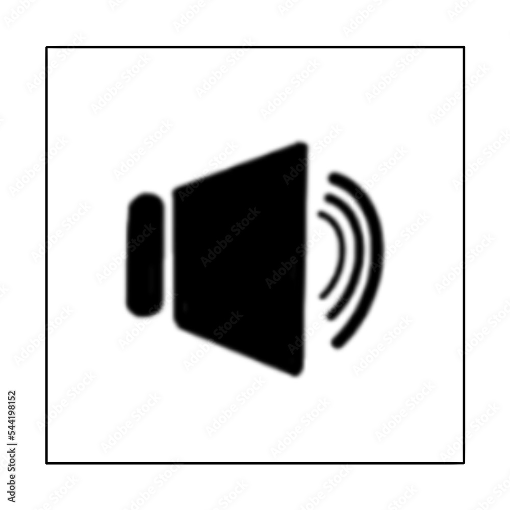 Laut - Lauter - Lautsprecher Musik Ton Lautstärke - Volume - schwarz ...