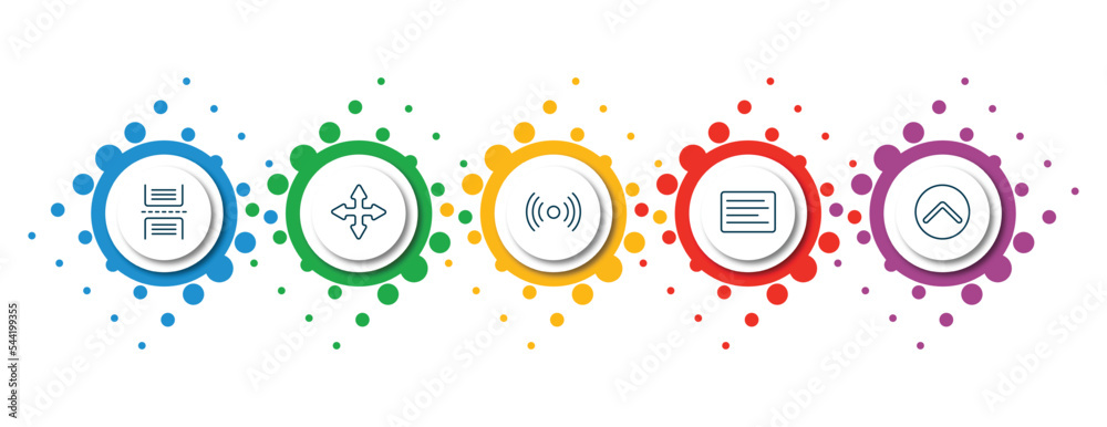 editable thin line icons with infographic template. infographic for ...