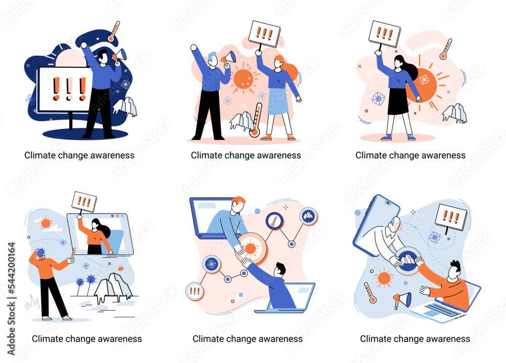 Change climate awareness metaphor, saving planet, World Environment Day ...