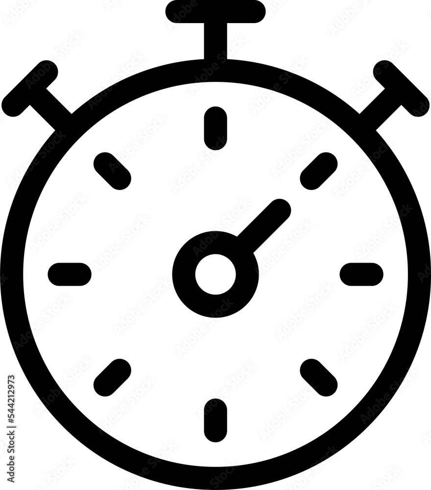 Stopwatch icon. Countdown symbol. Transparent stopwatch in png. Clock ...