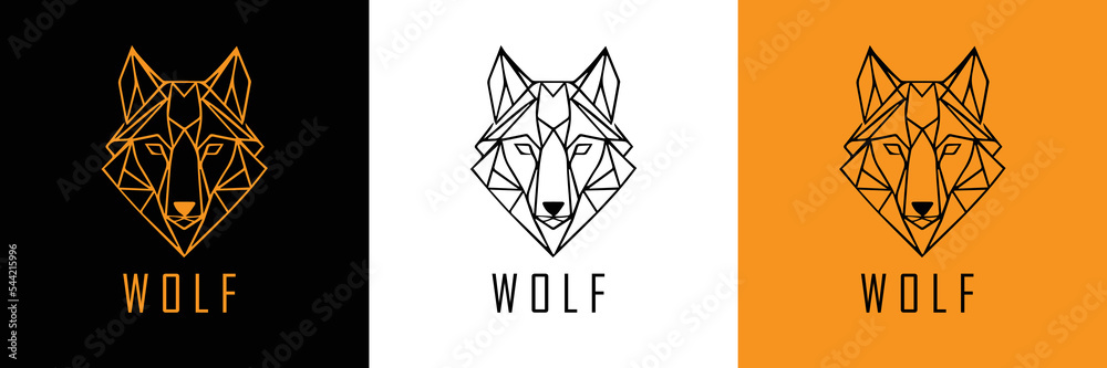Wolf Symbol Logo. Wolf Head Tattoo Design. Wolf Vector Illustration ...