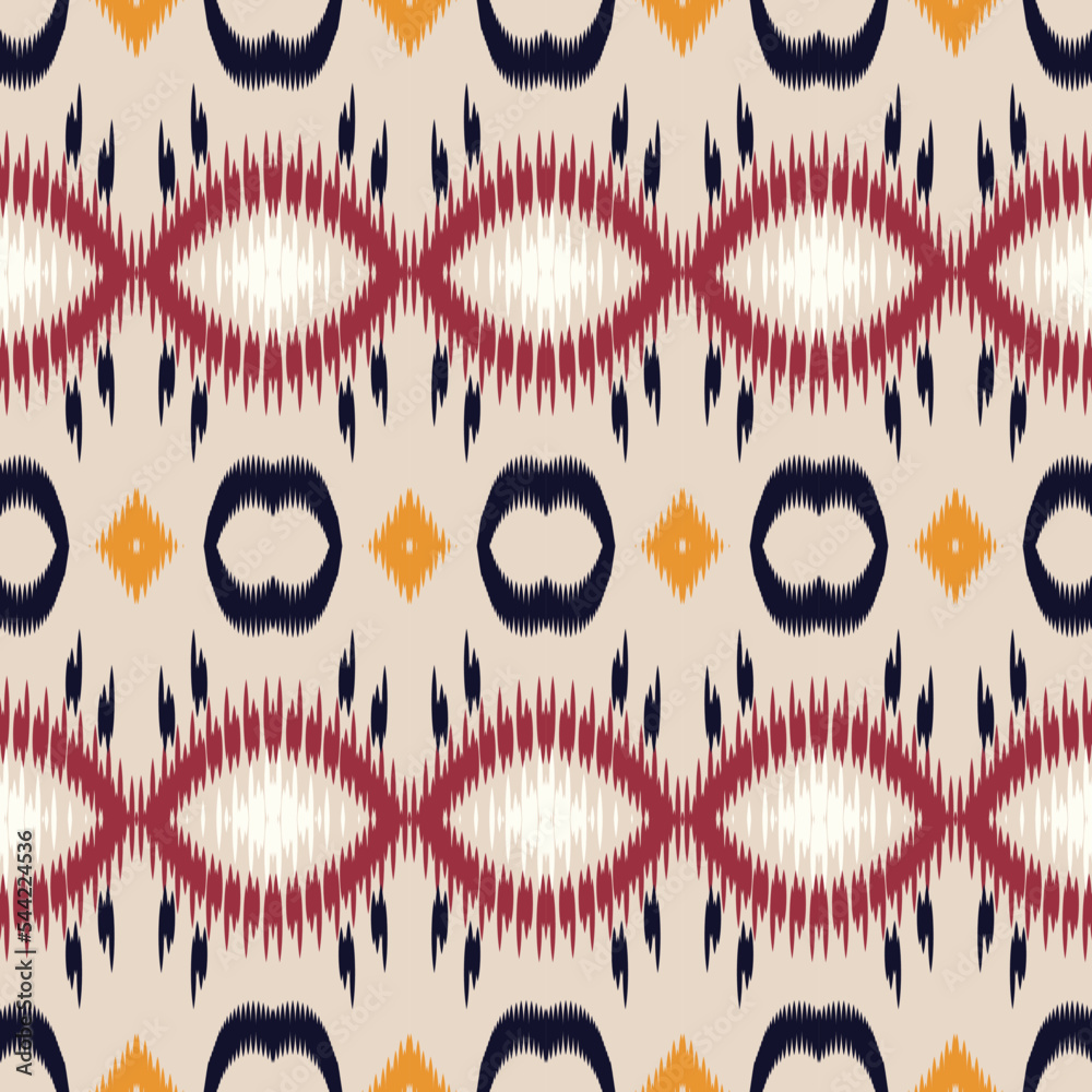 Filipino ikat batik textile seamless pattern digital vector design for ...