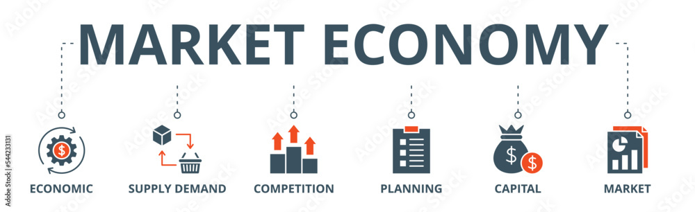 Market Economy Illustration
