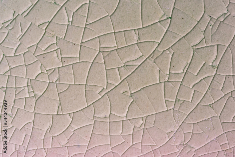 Close up to background and texture of stretch marks cracked on white ...