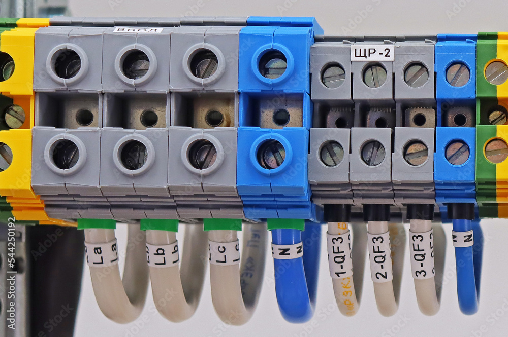 Marking of copper electrical wires connected to electrical terminals ...