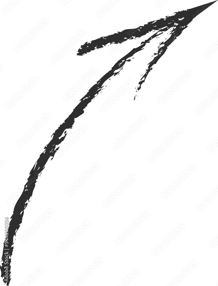 Sketchy arrow chalk marker vector . Chalk style symbols for hand drawn ...