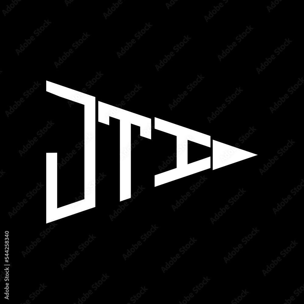 JTI letter logo. JTI Monogram logo design for entrepreneur and business. JTI Obest icon. Stock ...