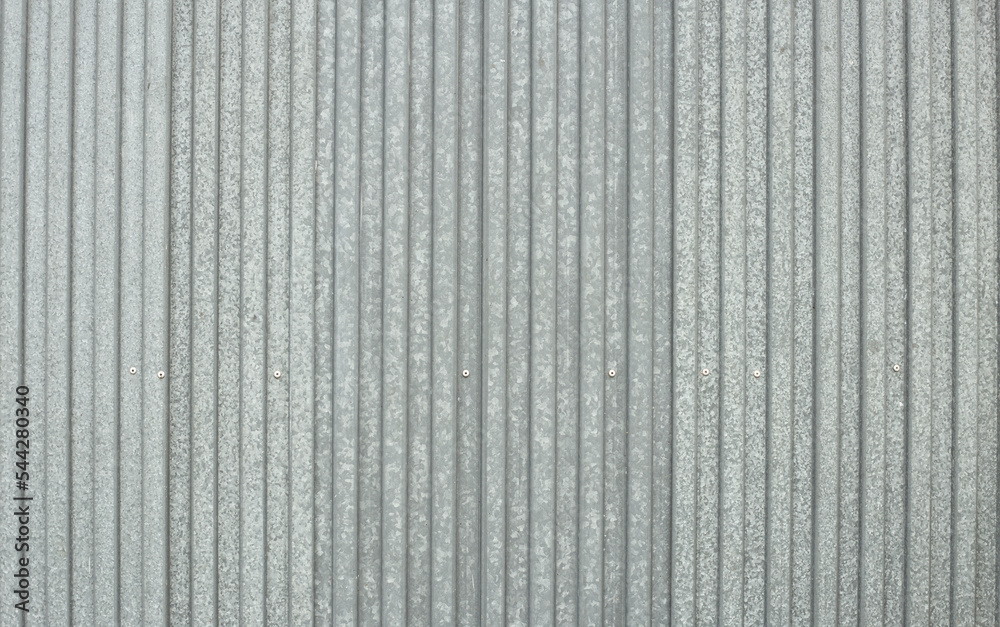 Abstract texture of galvanised metal and vertical lines. An antique ...