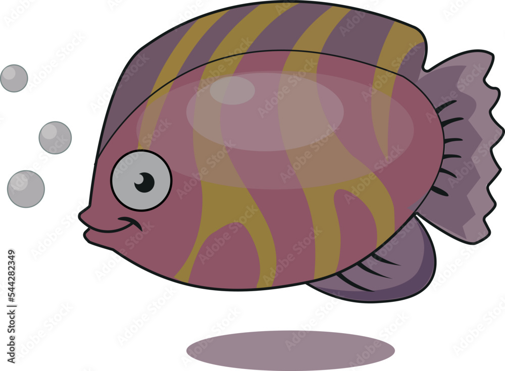 Cute fish cartoon, illustration of Cute fish cartoon, Cartoon ...