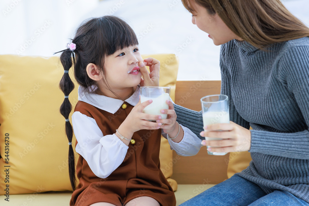 Millennial Asian young pretty female teenager mother nanny babysitter ...