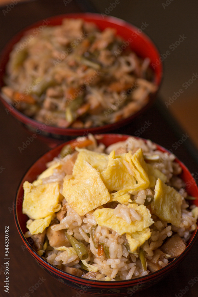 Maze gohan Harusame cristal noodles vermicelli pasta traditional ...