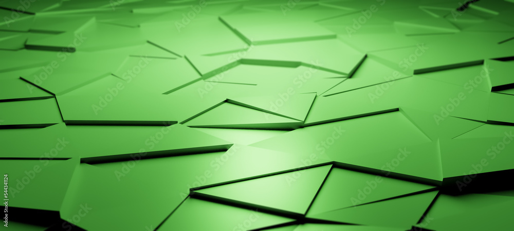 Green polygons background, polygonal abstract wallpaper with random ...