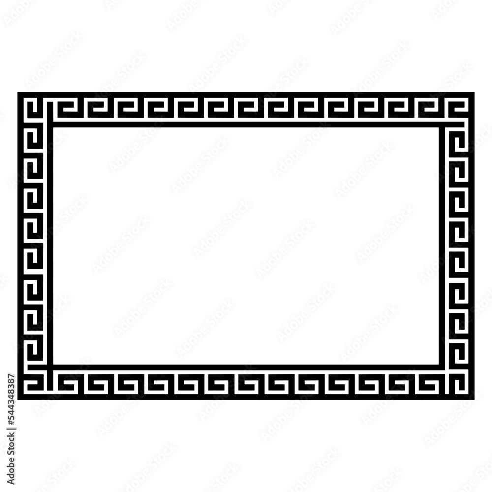 Greek frame border illustration transparent background and vector , png ...