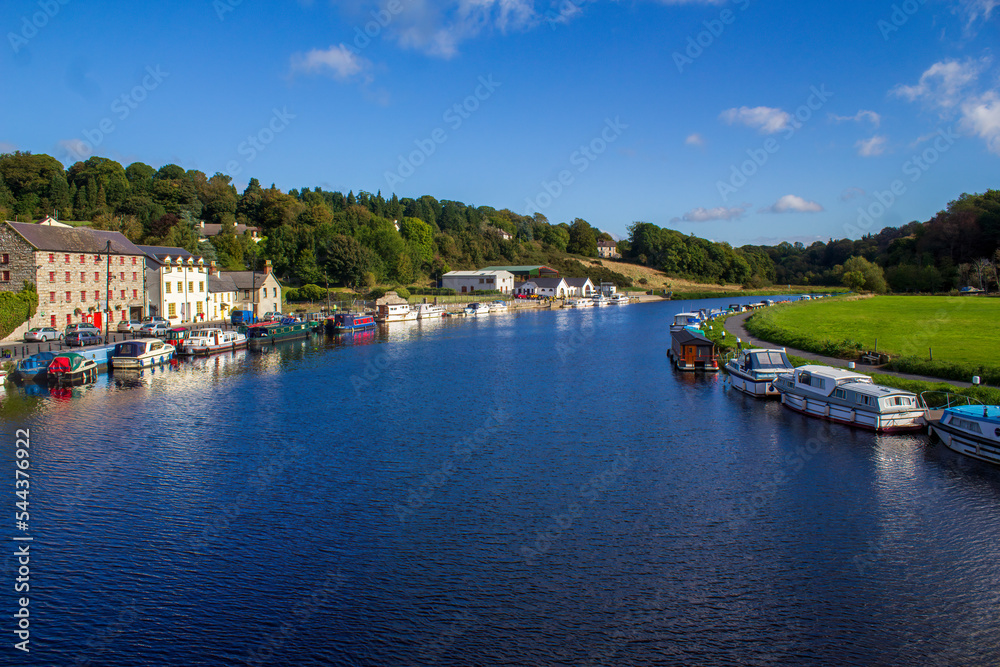 Poster Boats mooring on the River Barrow – Wall Art | UkPosters