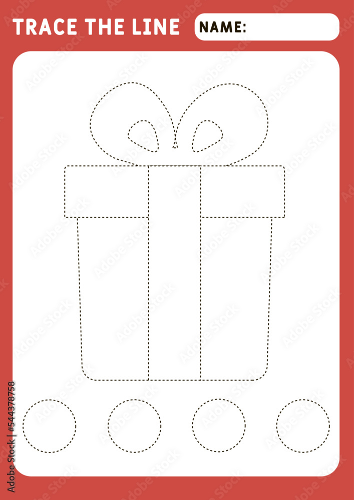 Trace line worksheet for kids. Basic writing. Working pages for ...