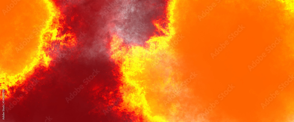 Fire Vibrant Grunge. Red Fire Power Poster. Red Fiery Explosion. Hot ...