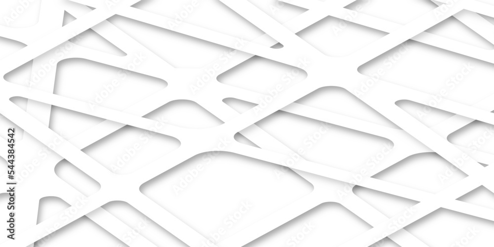 Abstract of white architectural structure pattern, Concept of future ...