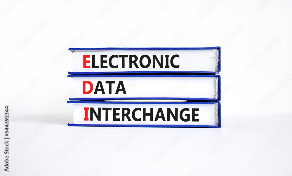 EDI electronic data interchange symbol. Concept words EDI electronic ...