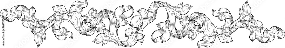 Crest Coat Of Arms Filigree Heraldic Border Band Stock Illustration ...