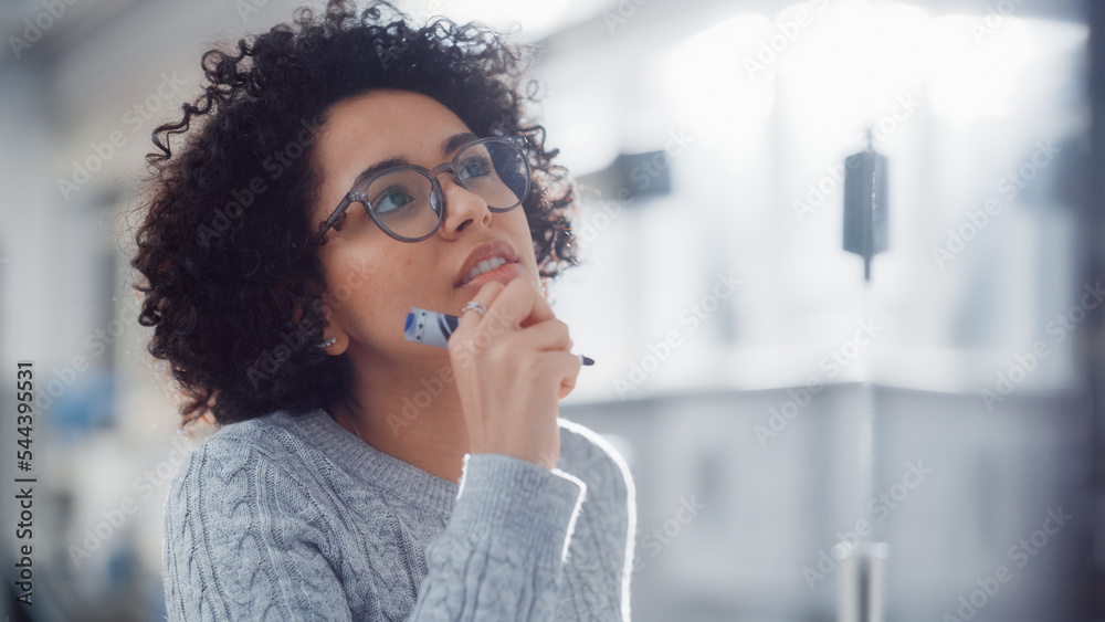 Young Black Female Genius Solves Complex Mathematical Problems and ...
