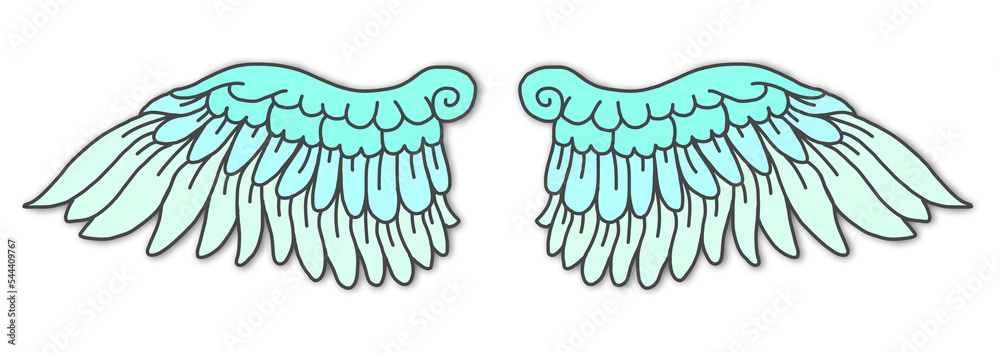 Cute Angel Wings Clipart