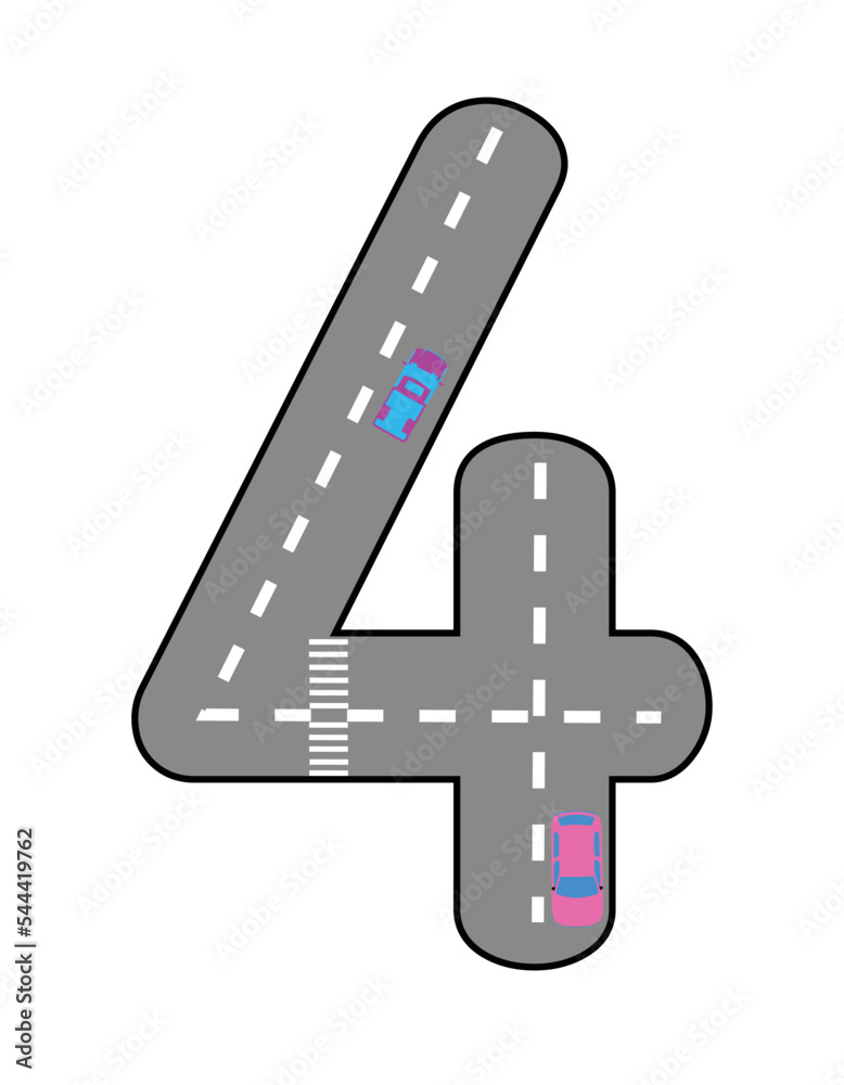 Road-Themed Number Formation,Tracing Numbers,Develop number recognition ...