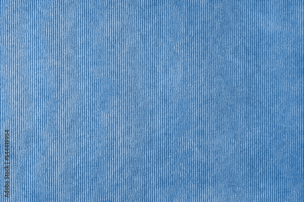 Texture background of velours blue fabric. Upholstery velveteen texture ...