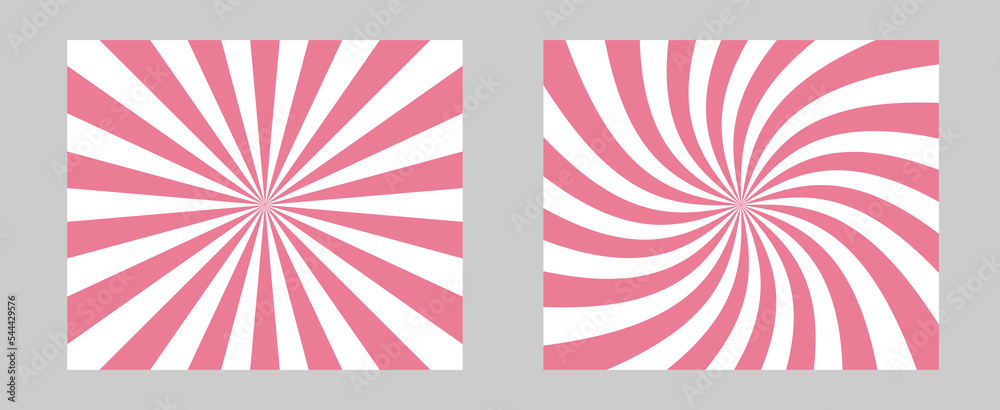 Solar explosion Sun Burst Effect. Vector Sunburst wallpaper. Pink rose ...