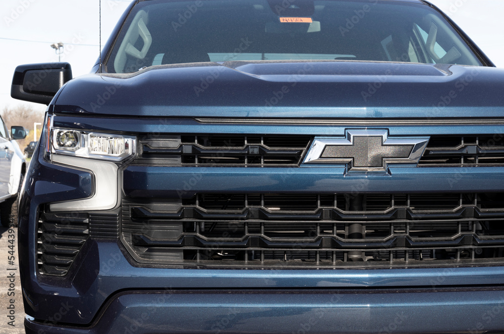 Chevrolet Silverado 1500 display. Chevy offers the Silverado in WT ...