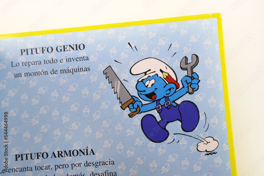 The Smurfs storybook. Characters created by Peyo. TV series. Book for ...