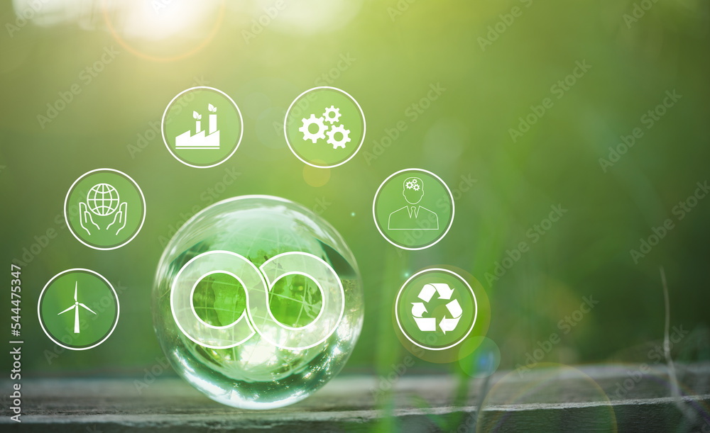 circular economy for future growth of business, reuse and renewable ...