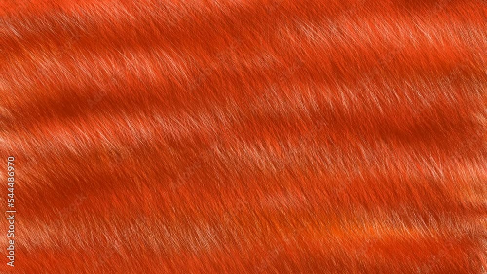 red hair texture animation looping background. 4k animation video Stock ...