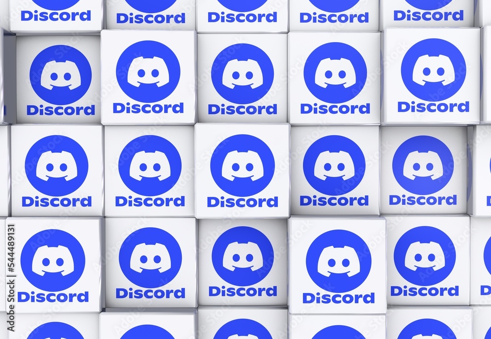 Discord, social media background Stock Photo | Adobe Stock