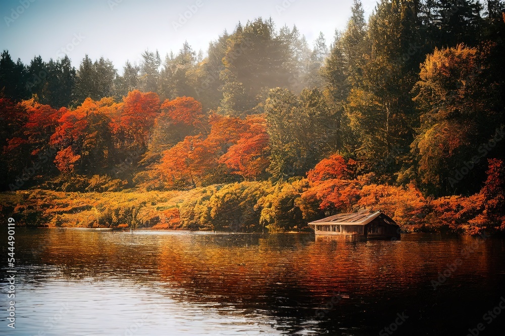Beautiful riverside fishing cabin, Cottagecore, Cottage, Lodge ...