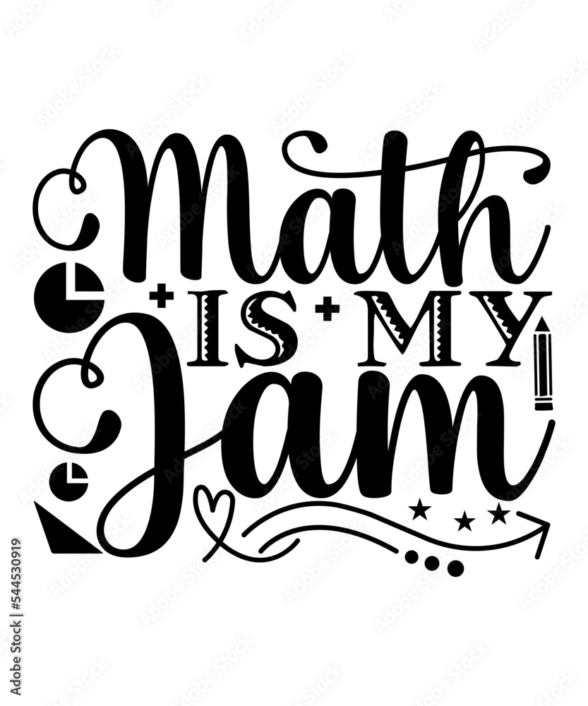 Math is my jam SVG, Math SVG bundle, math teacher SVG bundle, math ...