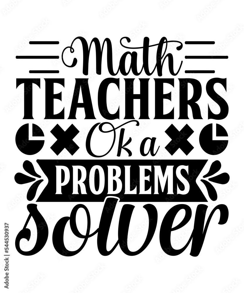 Math teacher ok a problem solver SVG, Math SVG bundle, math teacher SVG ...