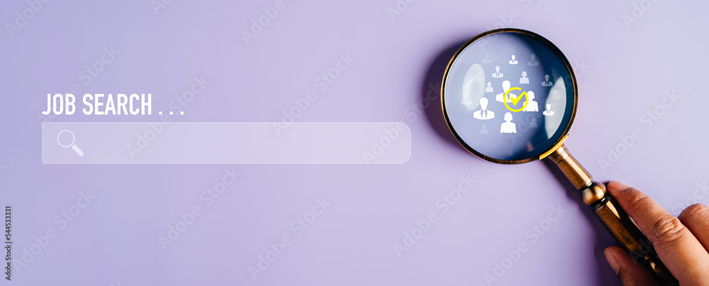 Magnifier to search for new jobs online from new graduate recruitment ...